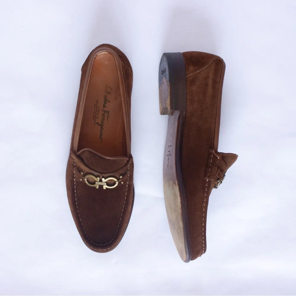 Salvatore Ferragamo | Shoes | 85ferragamo Moccasin Gancini Testa Di ...
